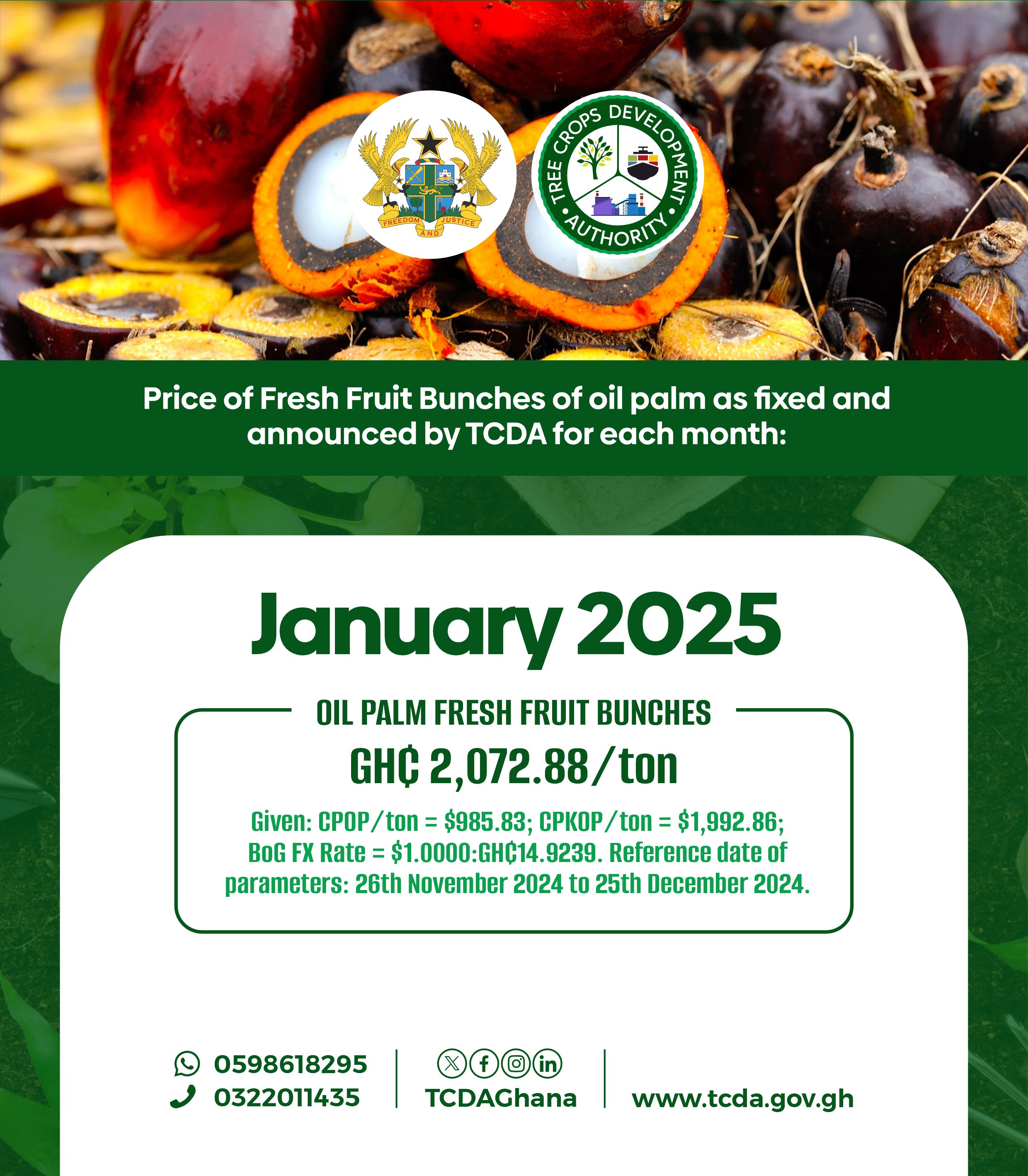 Tree Crops Development Authority - Elements