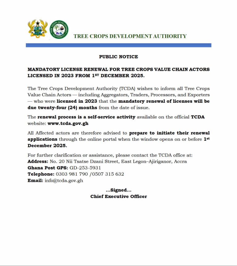 Renewal Notice – Tcda